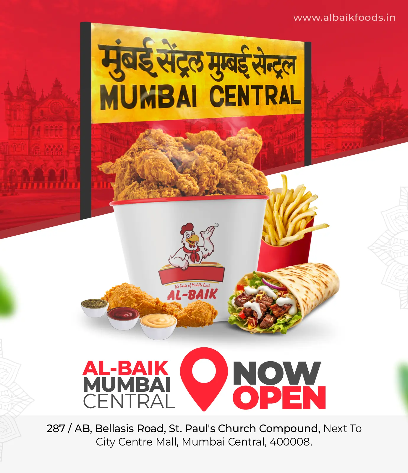 Al-Baik Mumbai Central | Franchise Opportunity & New Outlet